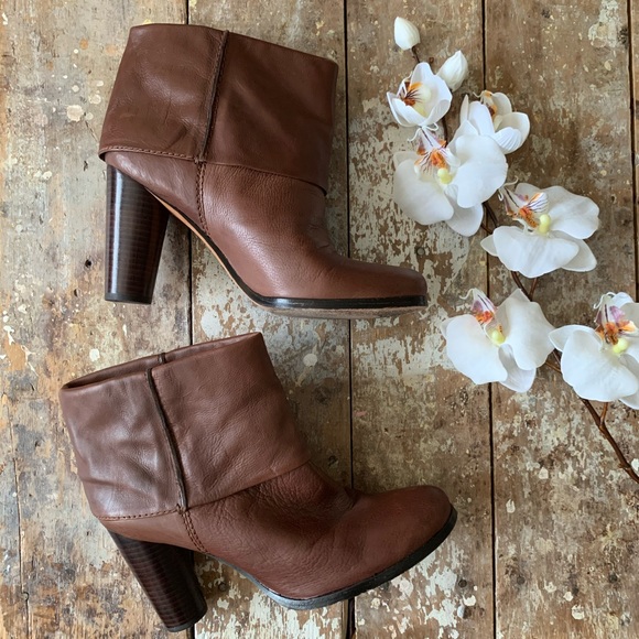 Modern Vintage | Shoes | Modern Vintage Leather Vanessa Fold Over ...